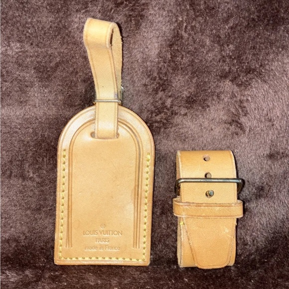 Louis Vuitton | Accessories | Authentic Louis Vuitton Lv Light Brown ...